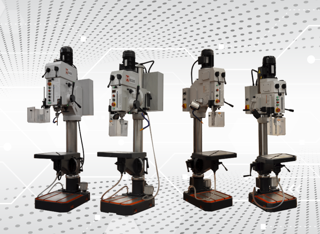 Taladros de columna industriales para metal
